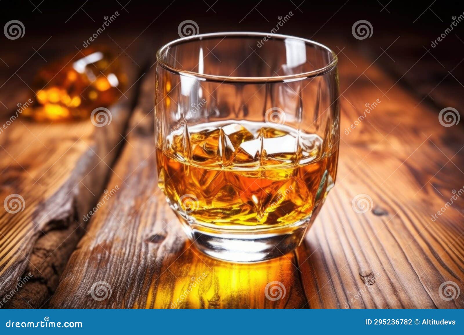 Close Up of Amber Scotch Whiskey in a Glass Cask Stock Photo - Image of ...
