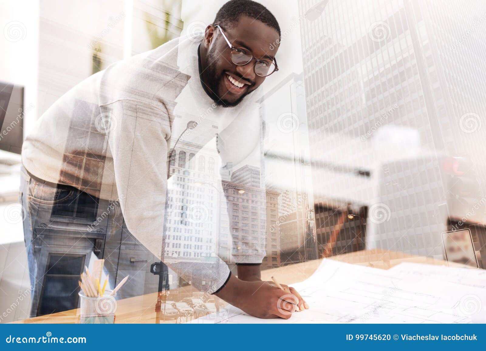 Close Up of Ambitious Worker Doing Tasks in the Office Stock Photo ...