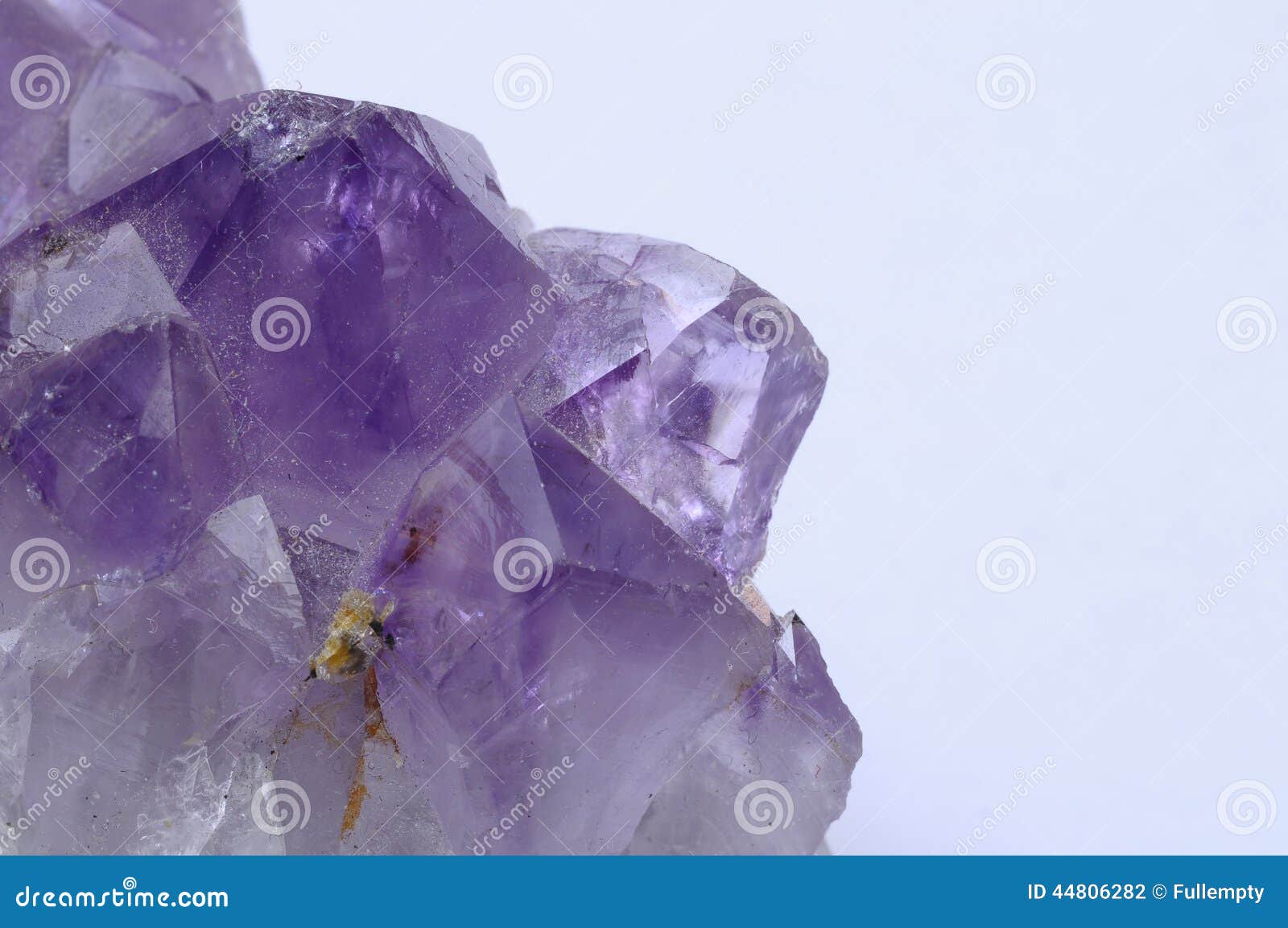 Close up of amethyst stock photo. Image of crystal, amethyst - 44806282