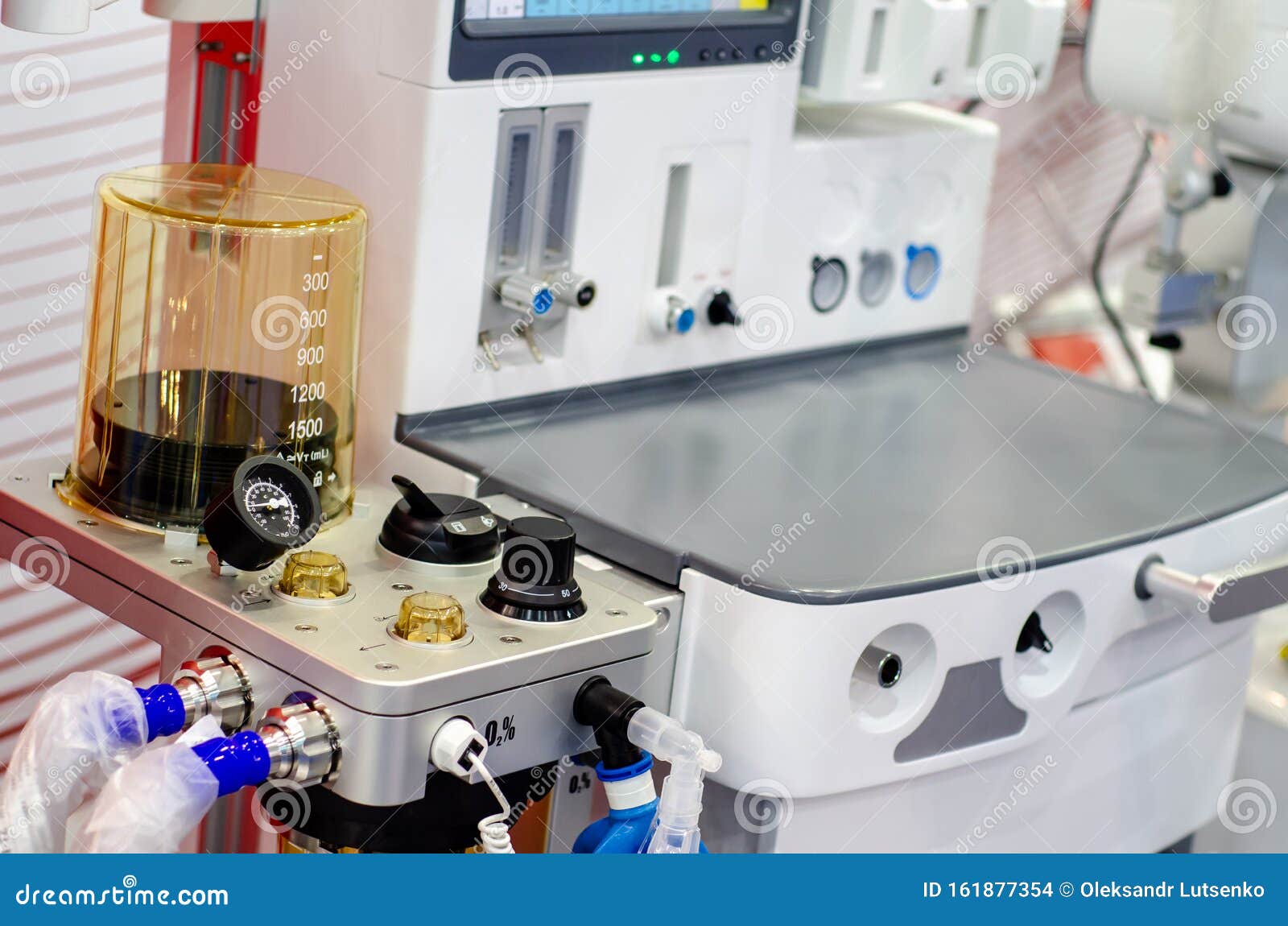 Close-up of Anesthesia Machine in the Hospital Stock Photo - Image of ...