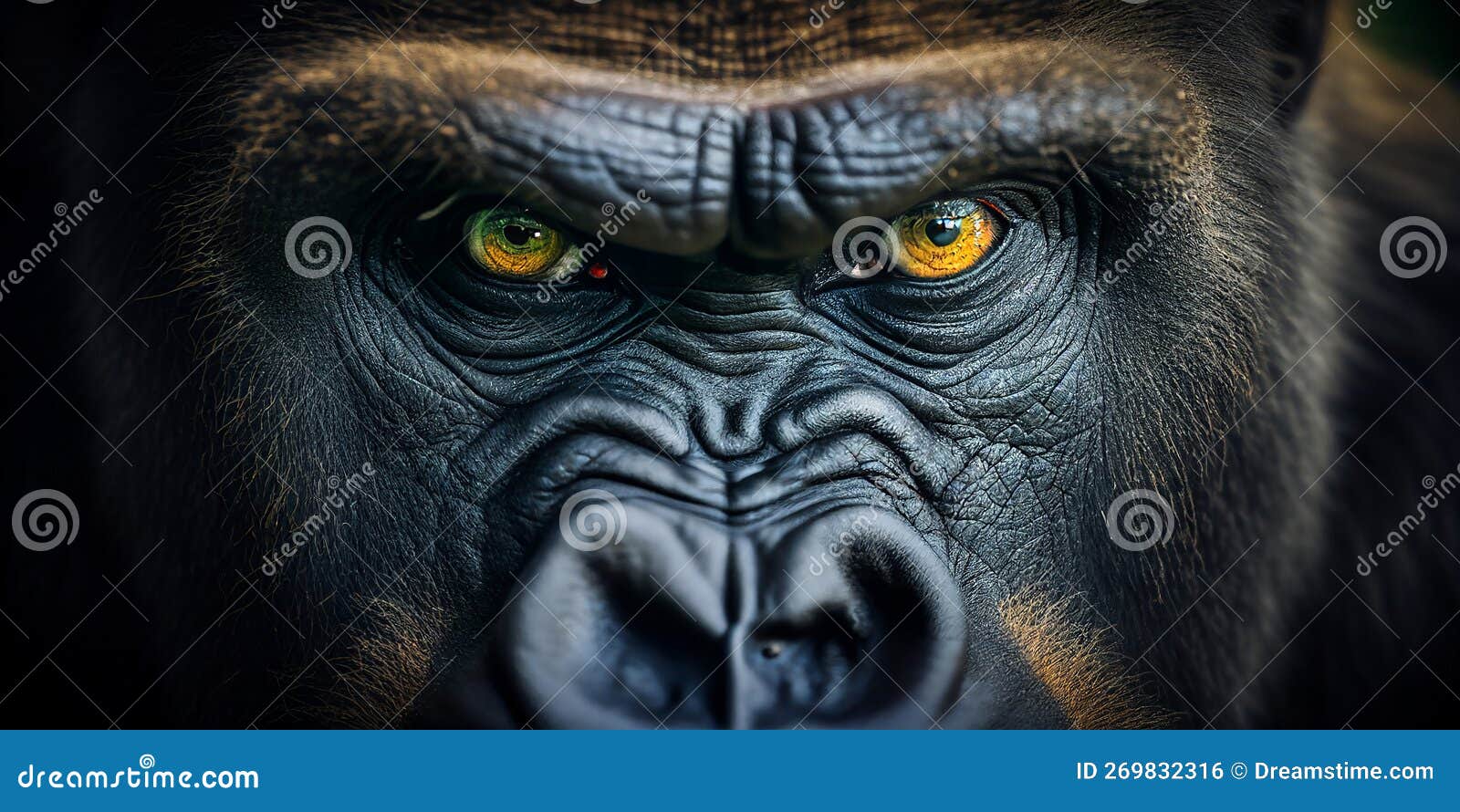Close-up Animal Portreit. Animal Eyes, Monkey Eyes Royalty-Free Stock ...