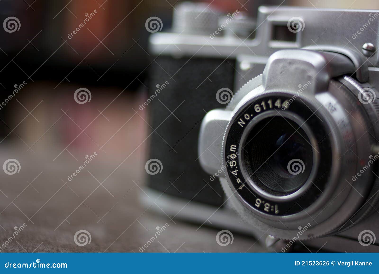 Close-up of Antique Camera Lens Stock Photo - Image of silver, hobbies ...