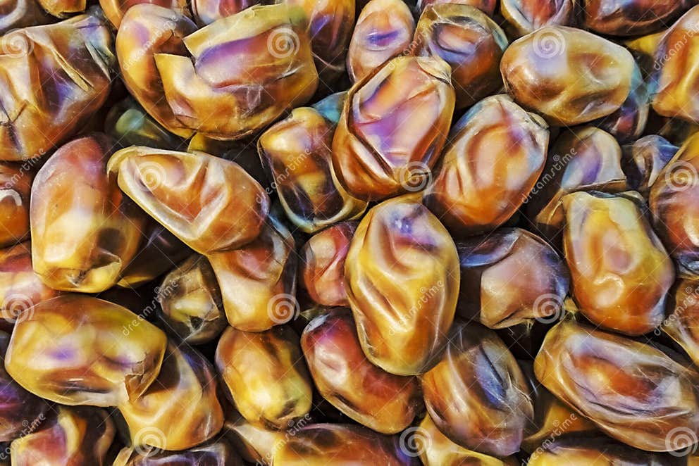 Close Up Arabic Dates in Bulk Stock Image - Image of food, delicious ...