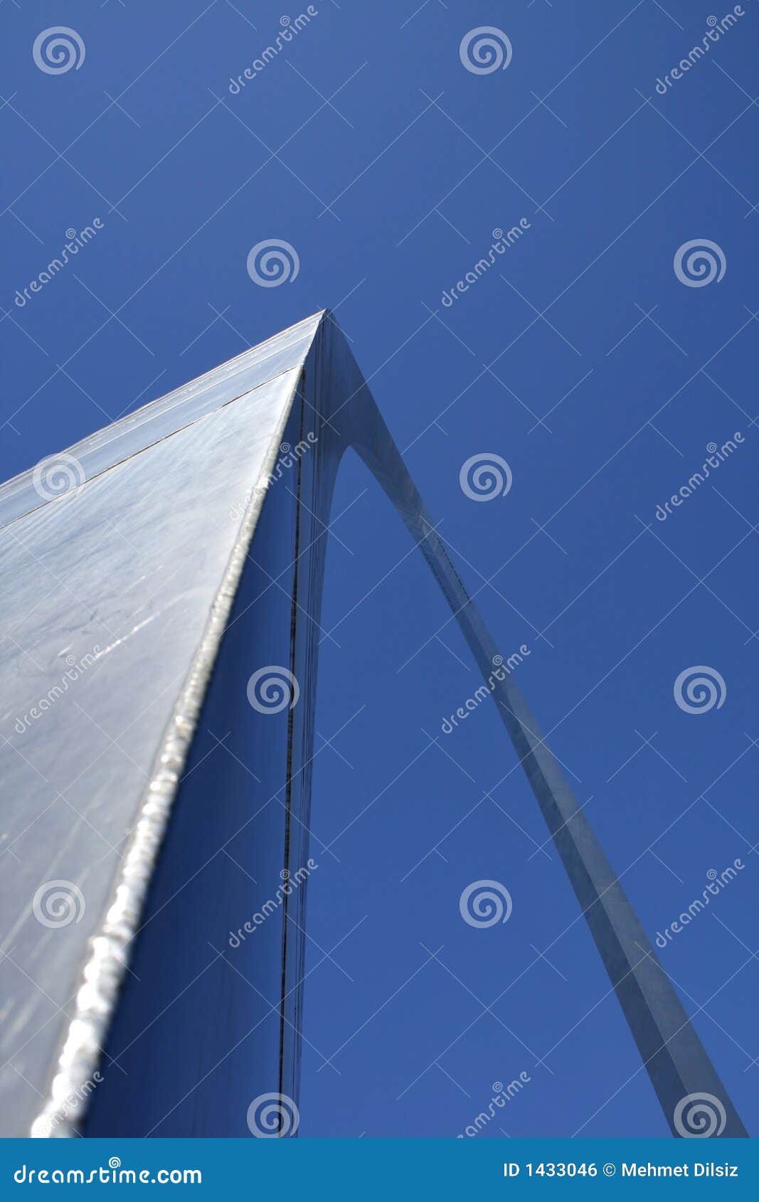 Close Up on the Arch at St. Louis Stock Photo - Image of scale ...