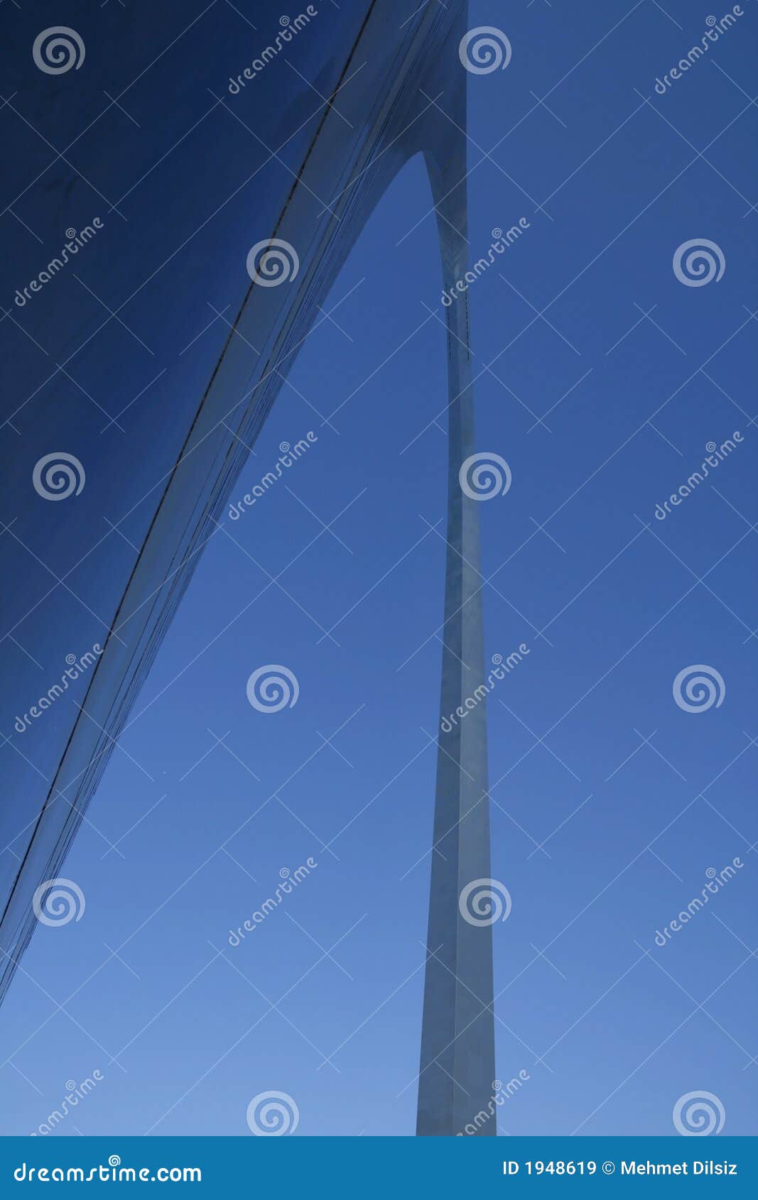 Close Up on the Arch at St. Louis Stock Image - Image of close, sunny ...