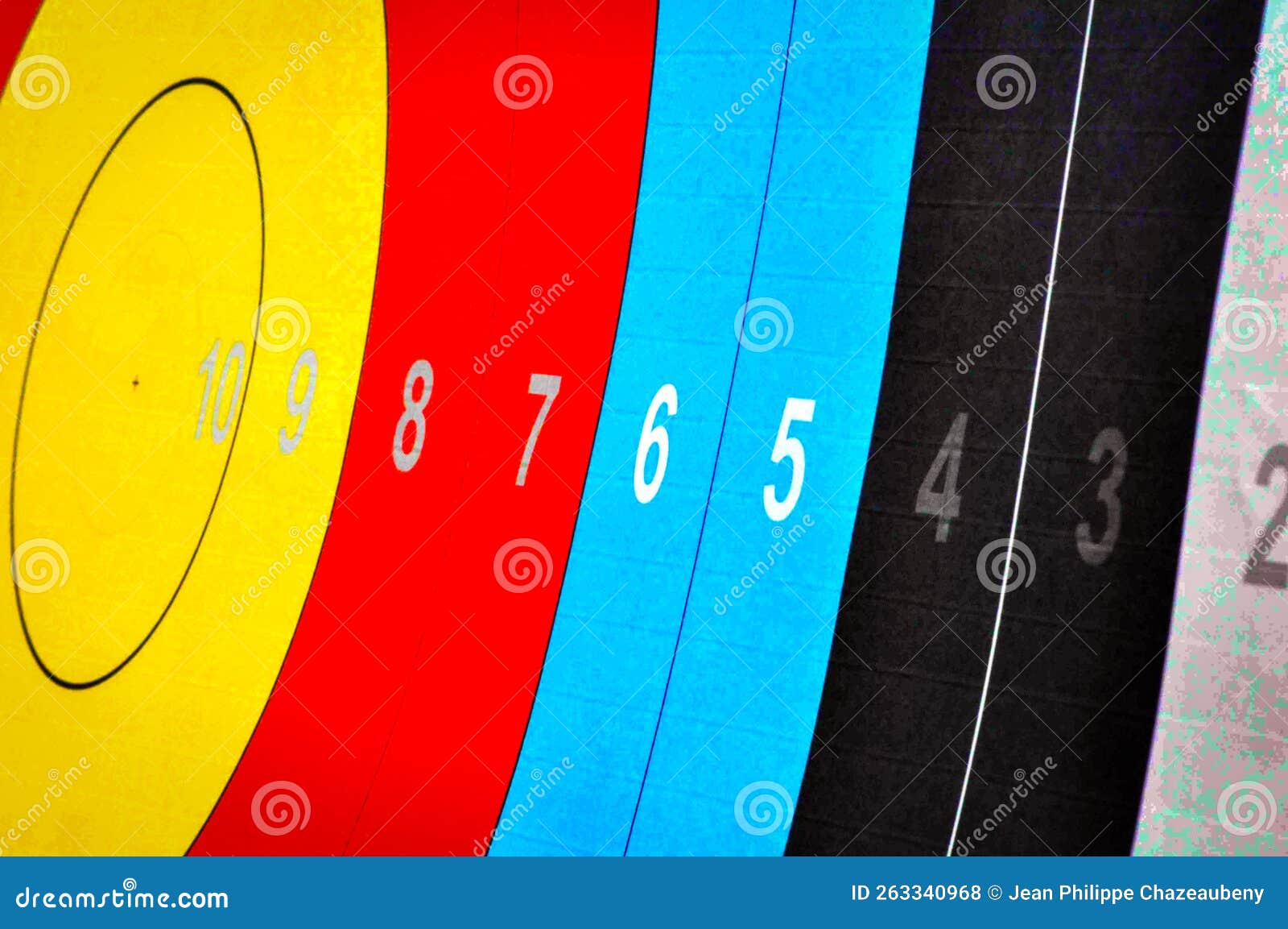 Archery Competition Target Coat of Arms Arrows Archer Sight Stock Photo ...