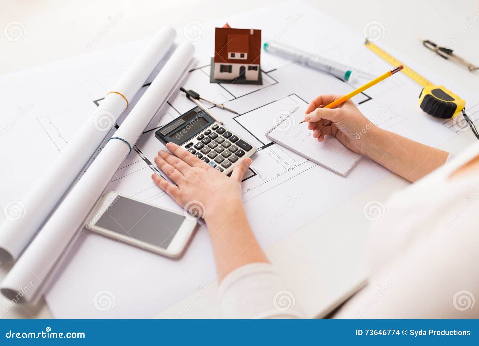 Architect Hand Drawing House Plan Sketch Stock Photography ... Architect Hand Drawing House Plan Sketch Stock Photography ...
