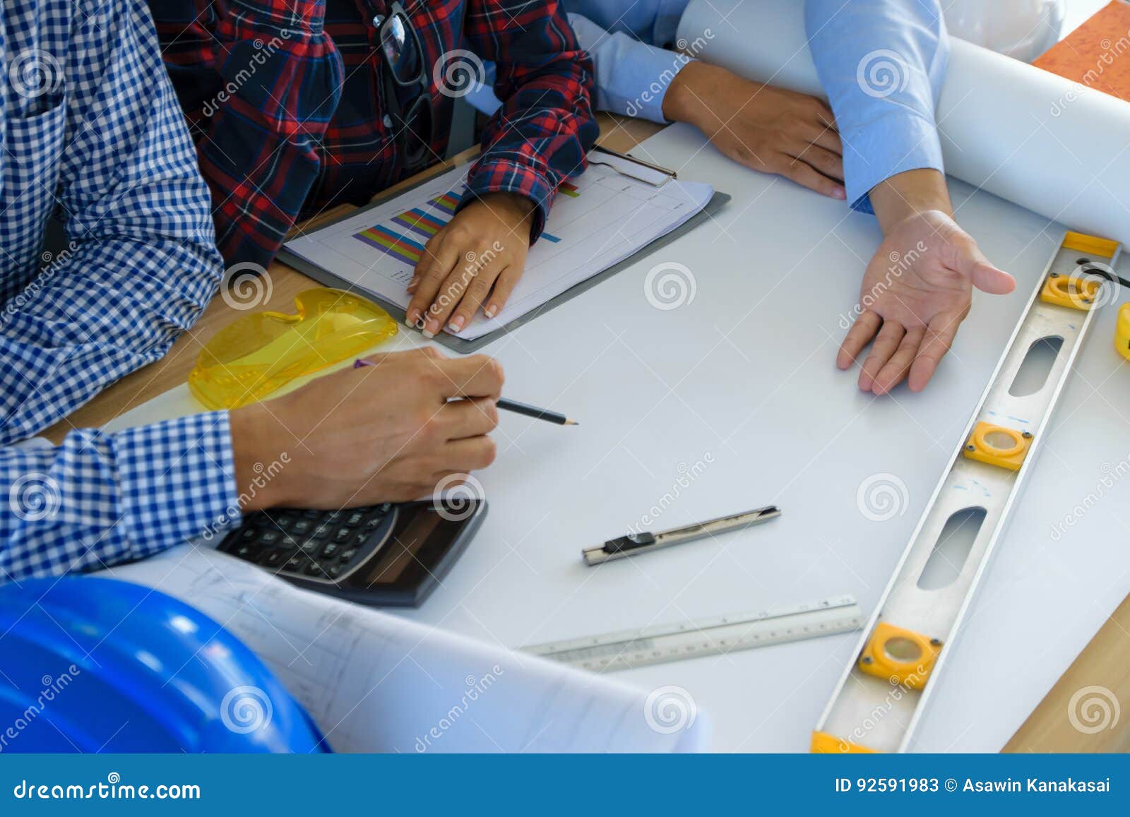 Close Up Architects Hands Working Stock Image - Image of hand, closeup ...