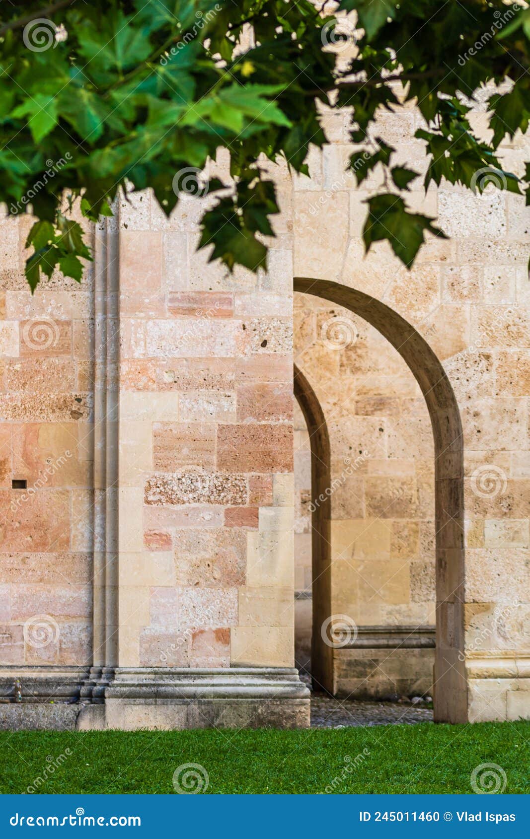 Close Up of Architectural Details of Elegant Facade Building Stock ...