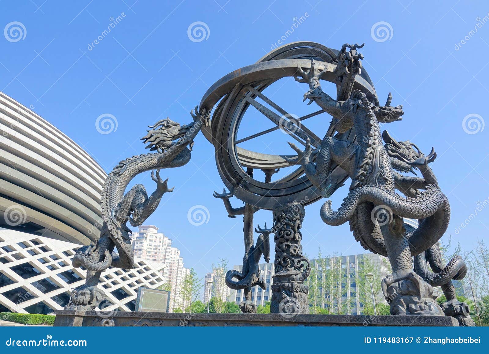 Armillary sphere model stock image. Image of instruments - 119483167