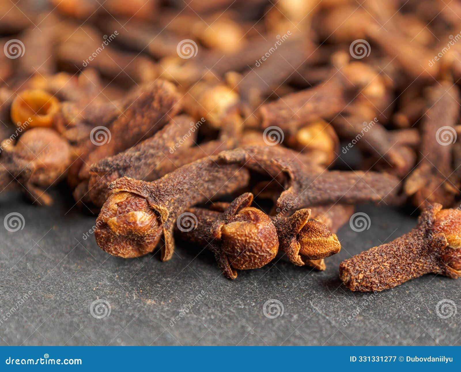 A Close-up of Aromatic Cloves, Highlighting the Texture and Rich Color ...