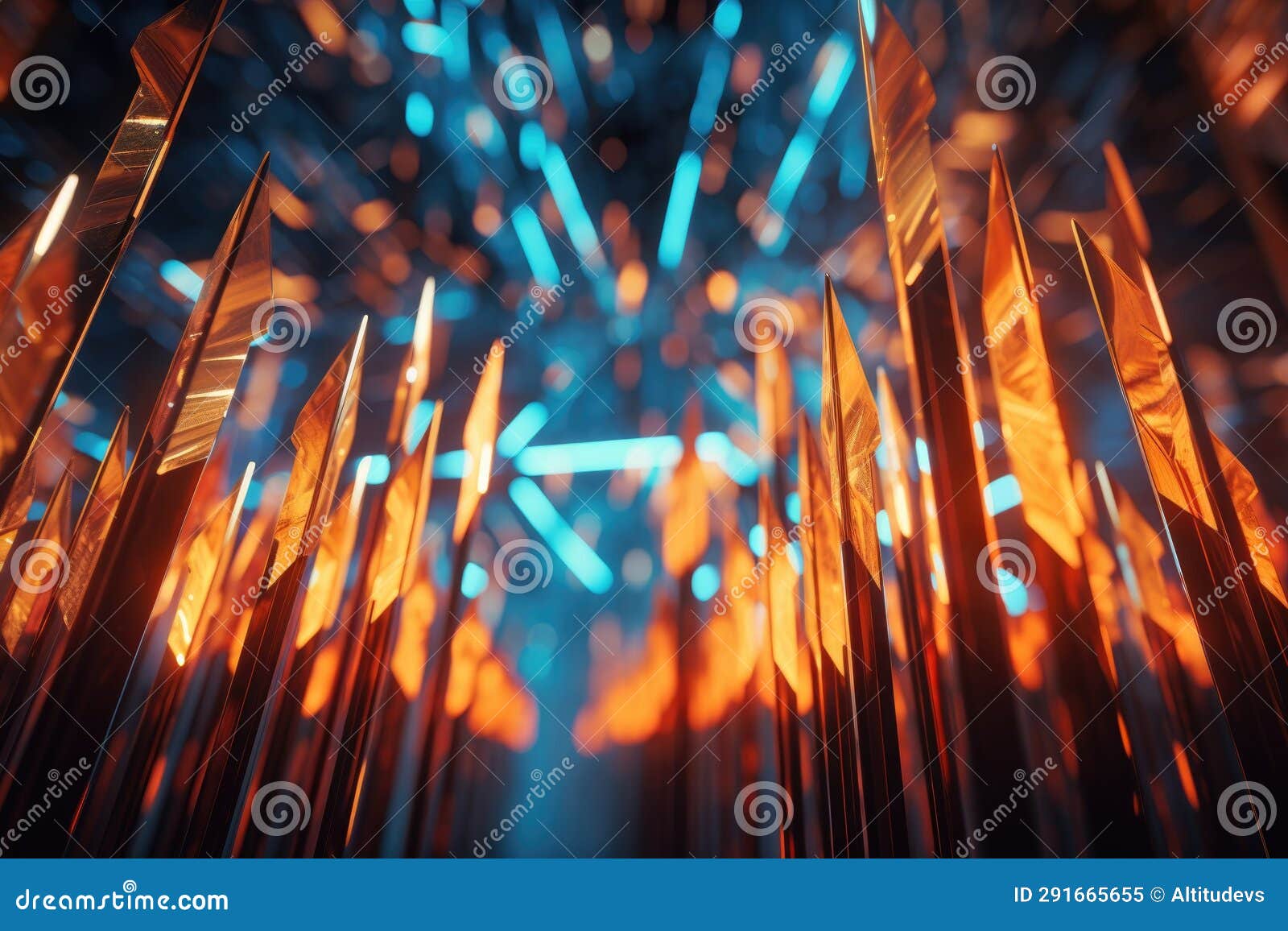 Close-up of Arrows Pointing in Divergent Directions Stock Image - Image ...