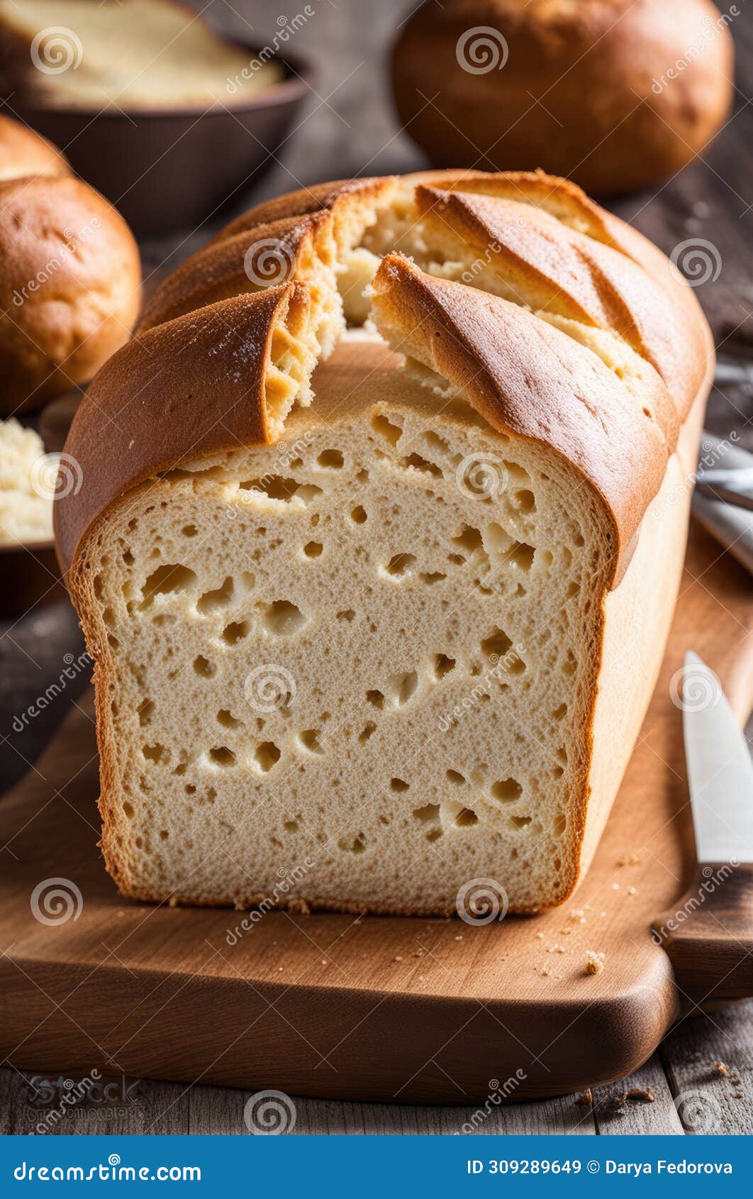 Close-Up of Artisan Sourdough Bread with Crusty Exterior Stock Image ... Close-Up of Artisan Sourdough Bread with Crusty Exterior Stock Image ...