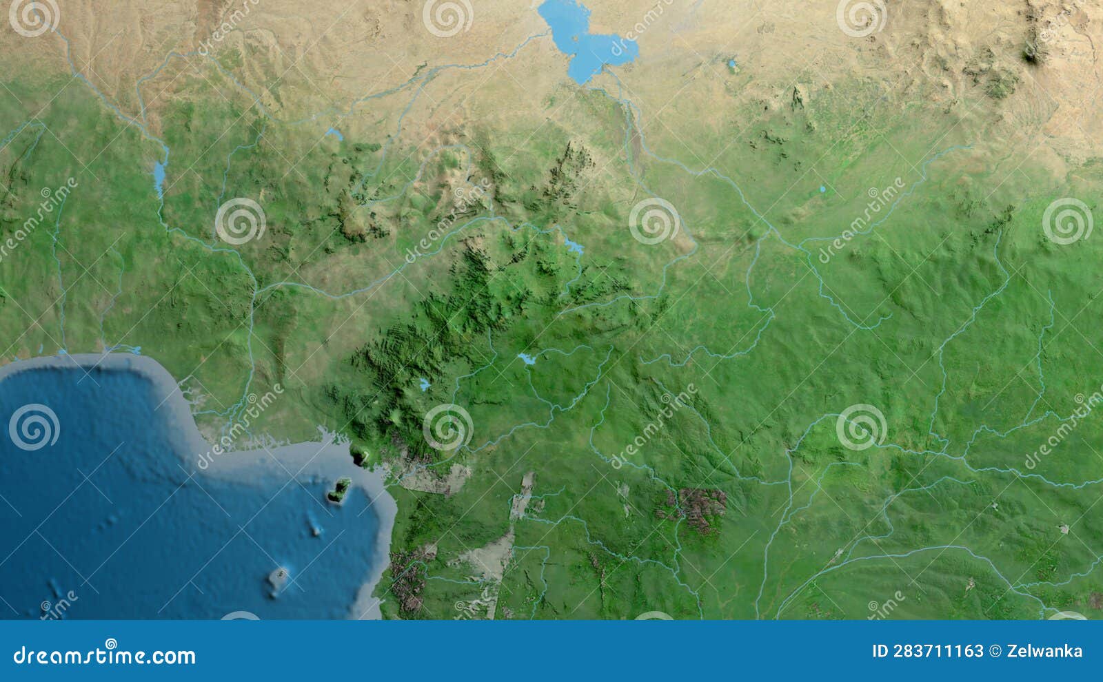 Cameroun Area. Satellite Map Stock Illustration - Illustration of ... Cameroun Area. Satellite Map Stock Illustration - Illustration of ...
