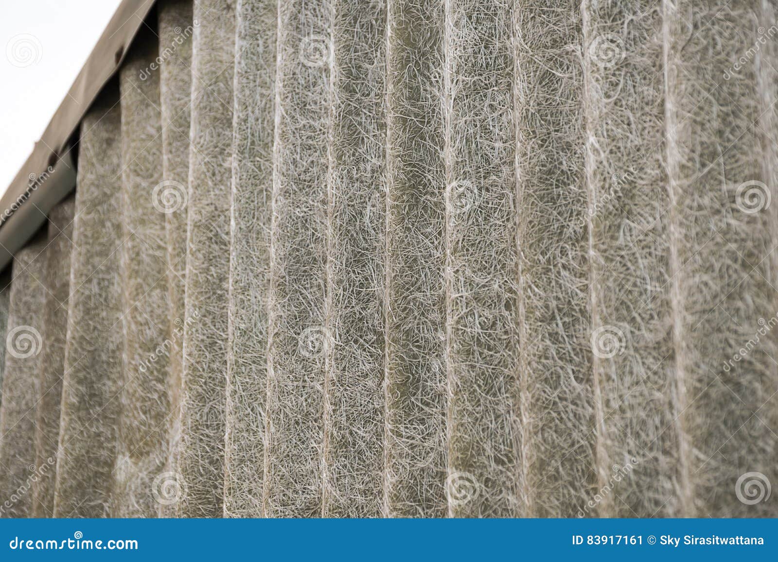 Close Up Asbestos Roof Texture. Stock Image - Image of modern, grey ...