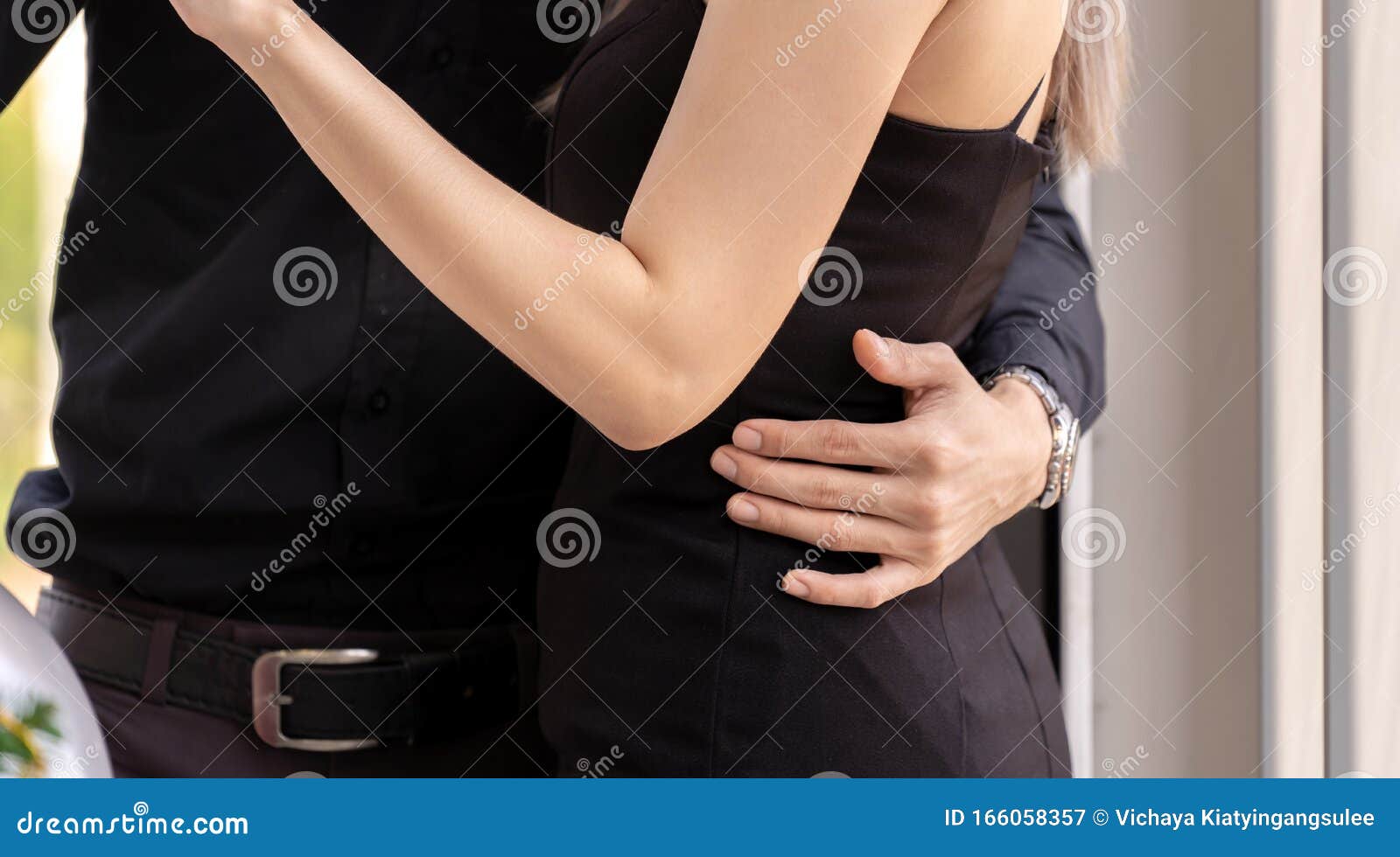 Couple dancing close-up stock image. Image of clothing - 166058357