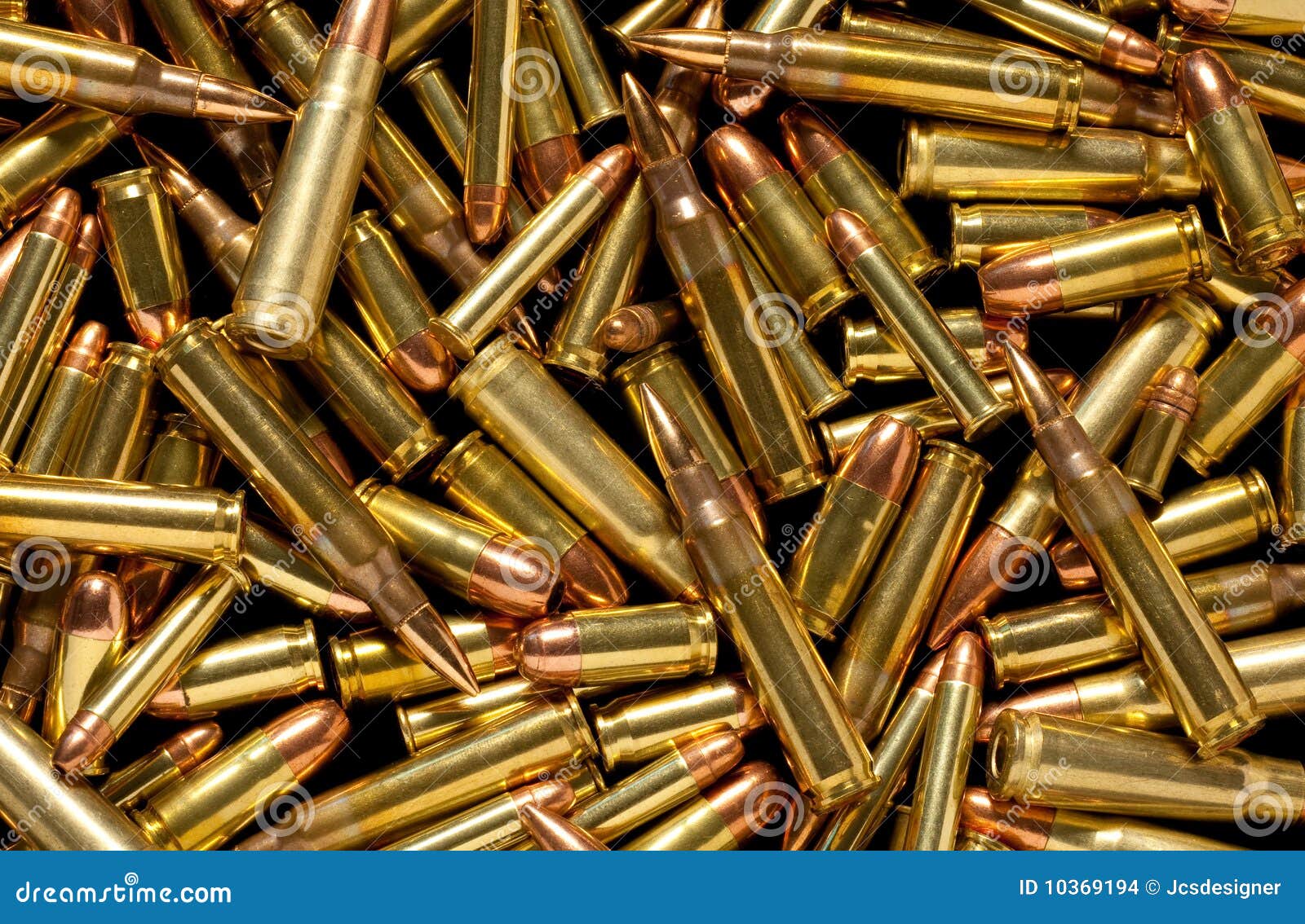 Close-up of Assorted Bullets Stock Photo - Image of shell, macro: 10369194