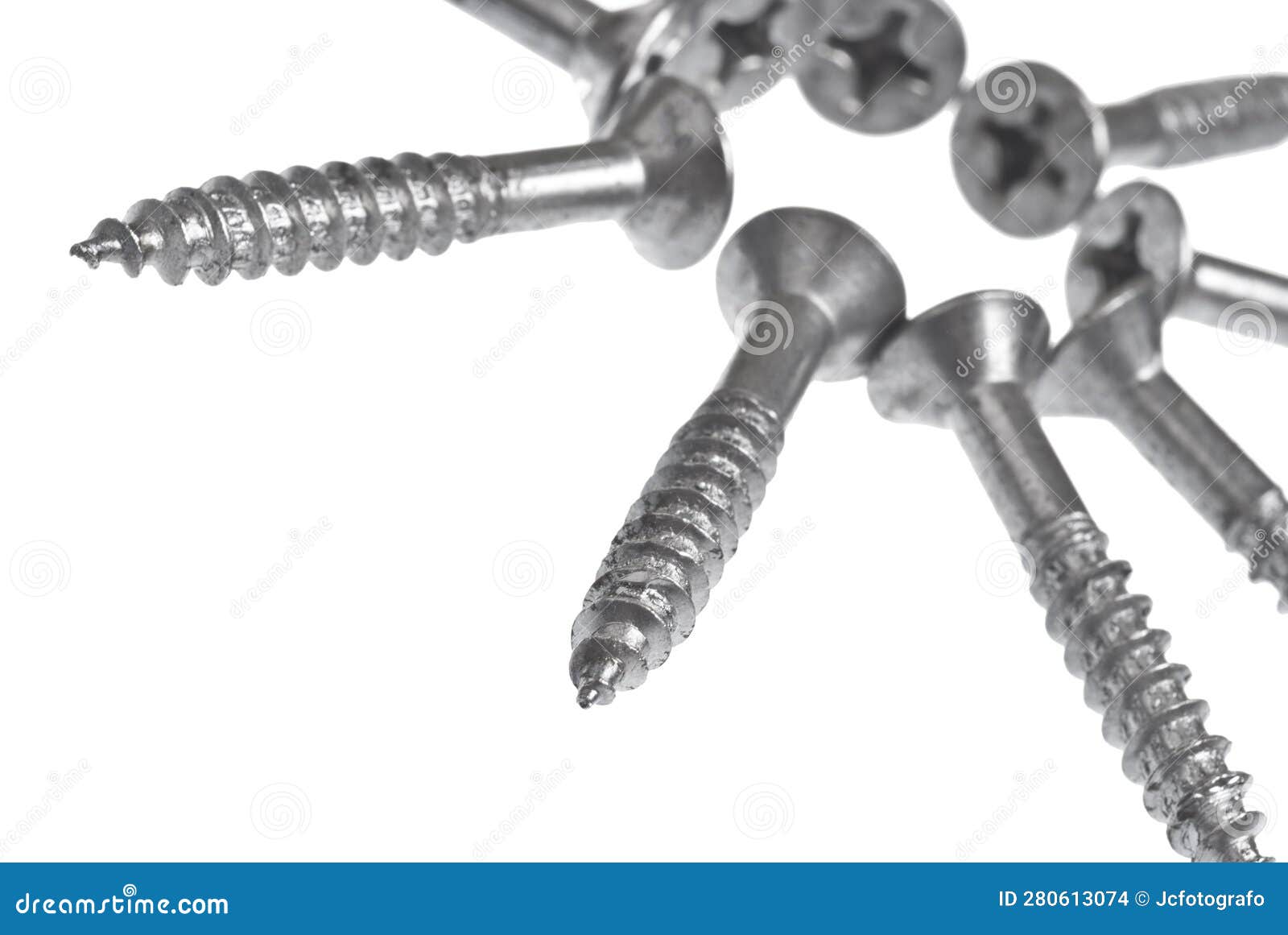 Tornillos en circulo stock photo. Image of threaded - 280613074