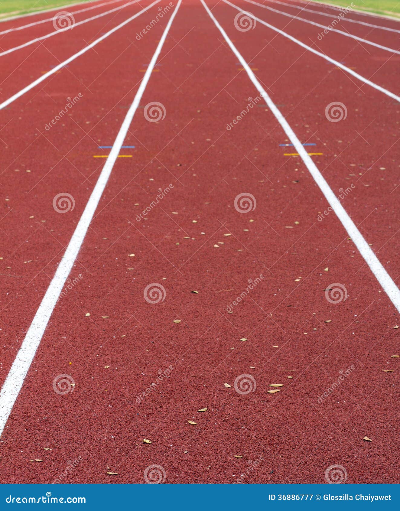 Close Up on Athletics Track Stock Image - Image of racetrack, colors ...