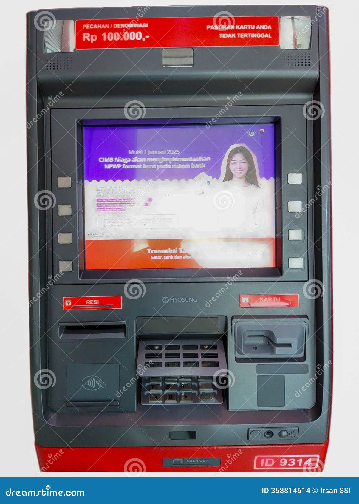 ATM Machine - Touchscreen Banking Technology Editorial Stock Image ...