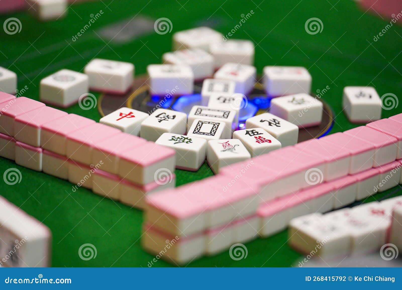 Mahjong Table Background Royalty-Free Stock Photography | CartoonDealer ...