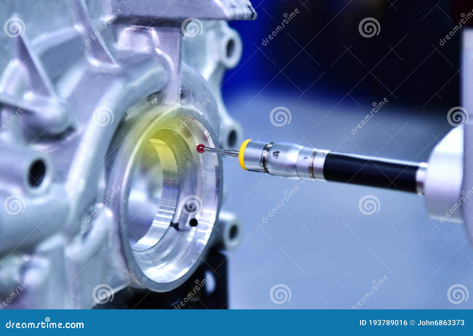 Automatic Coordinate Measurement Machine CMM During Inspection ...