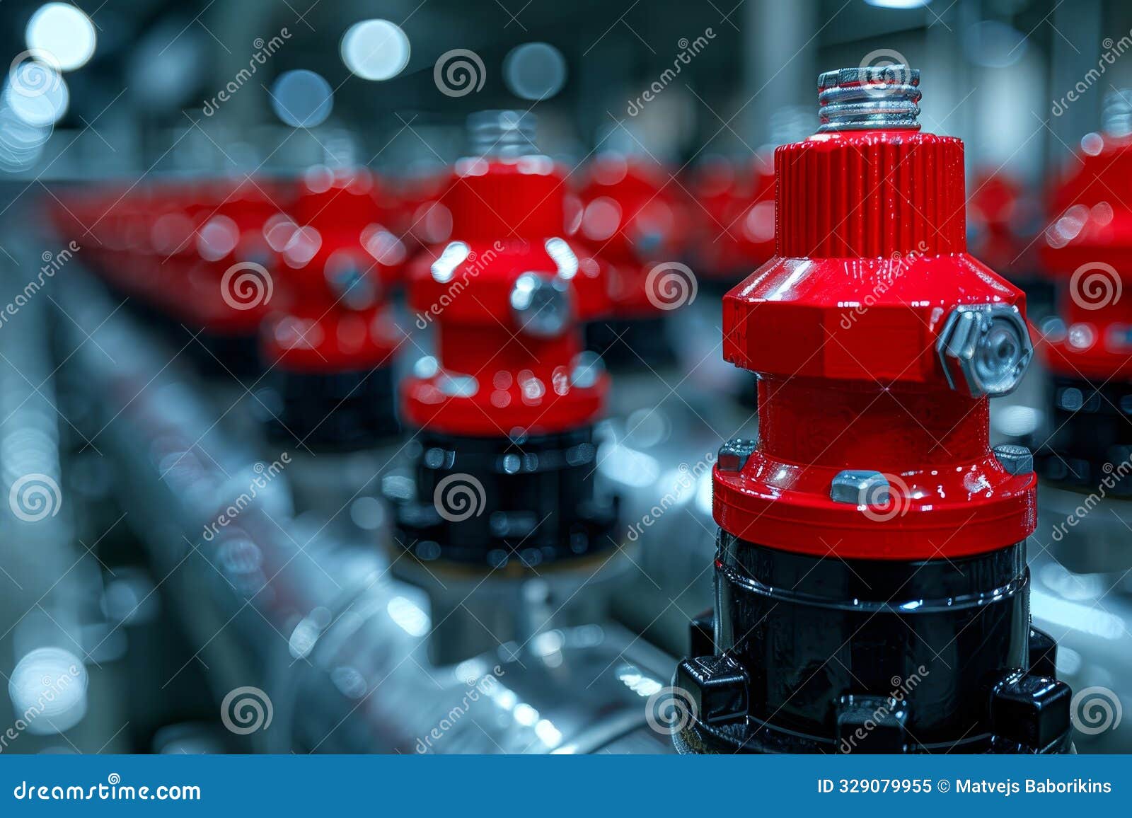 Close Up of Automatic Drencher Firefighting System with Atomizer for ...