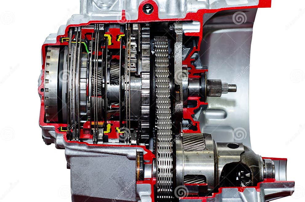 Close-up of Automatic Transmission Cross Section Stock Photo - Image of ...