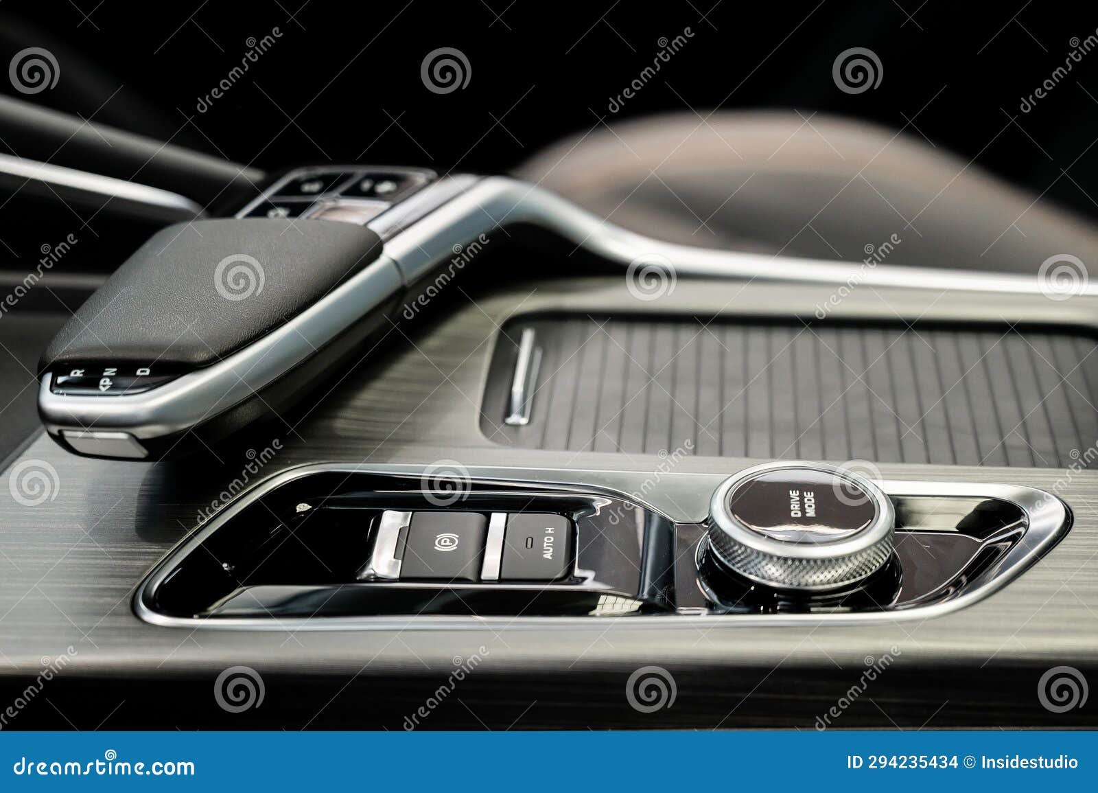 Close-up of an Automatic Transmission of a Modern Car. Stock Photo ...