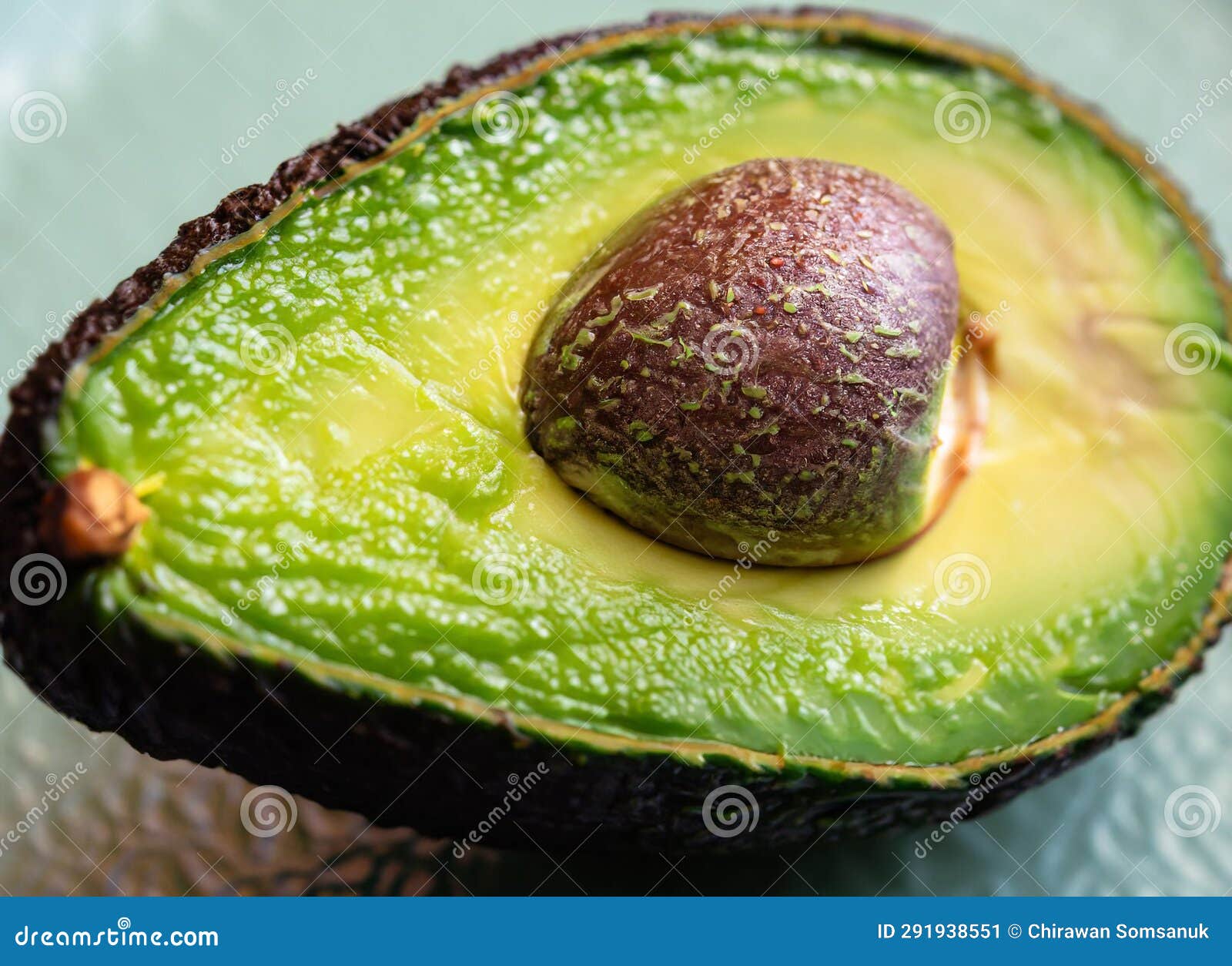 Close up avocado fruit stock illustration. Illustration of nature ...