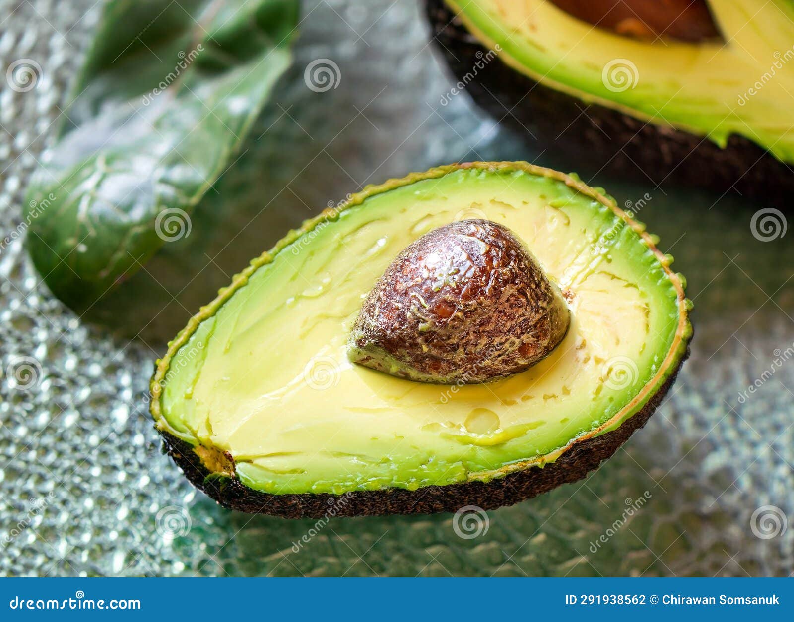 Close up avocado fruit stock illustration. Illustration of closeup ...
