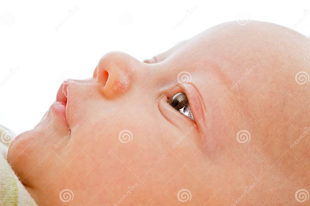 Close up on baby face stock photo. Image of beautiful - 6815260