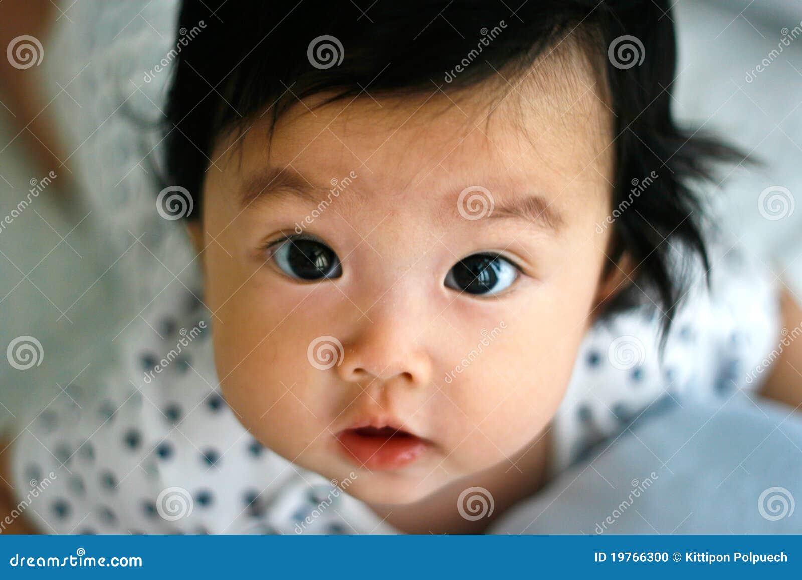 Close up baby portrait stock photo. Image of caucasian - 19766300