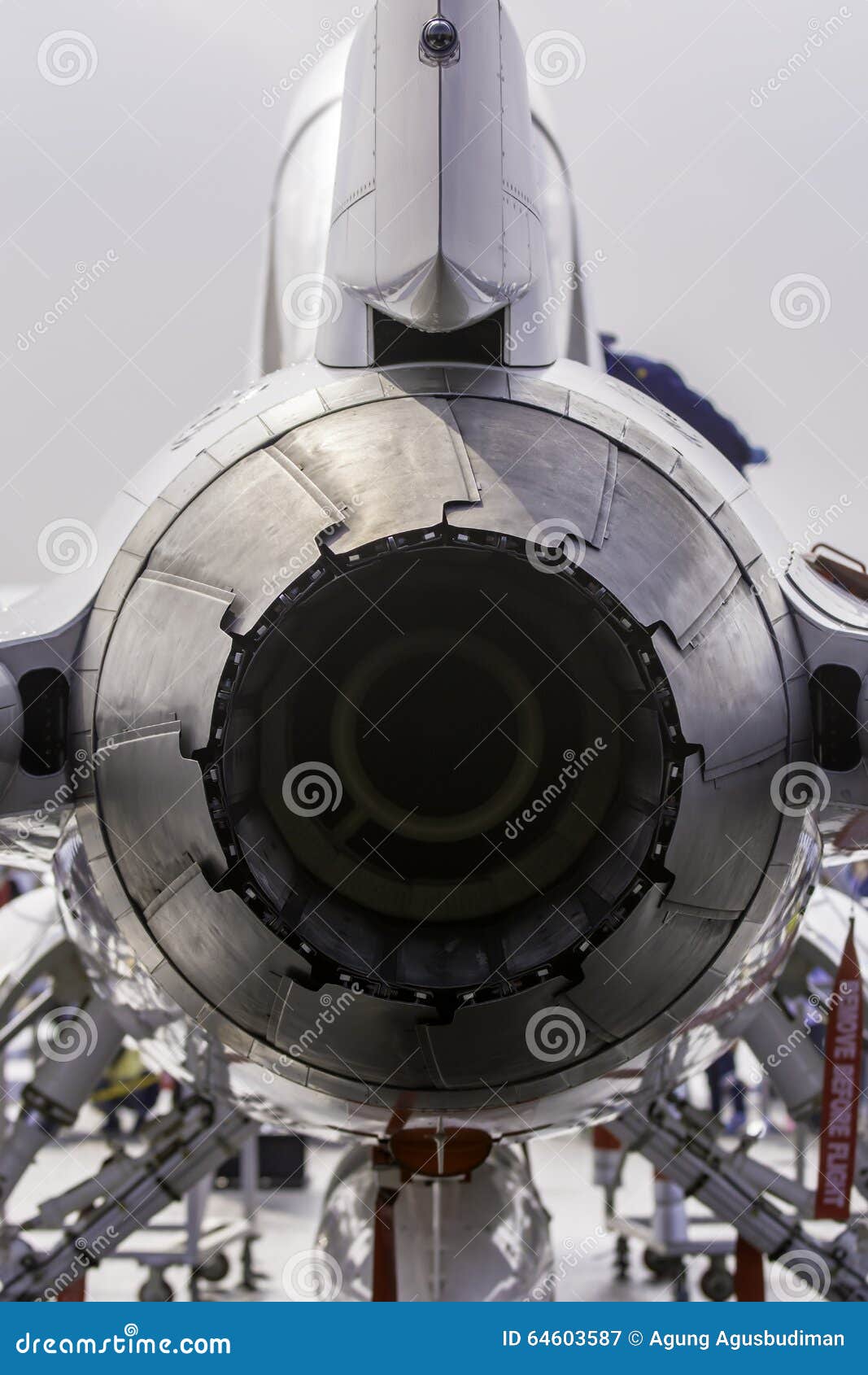 Close Up Back View of Jet Engine Stock Image - Image of industry ...