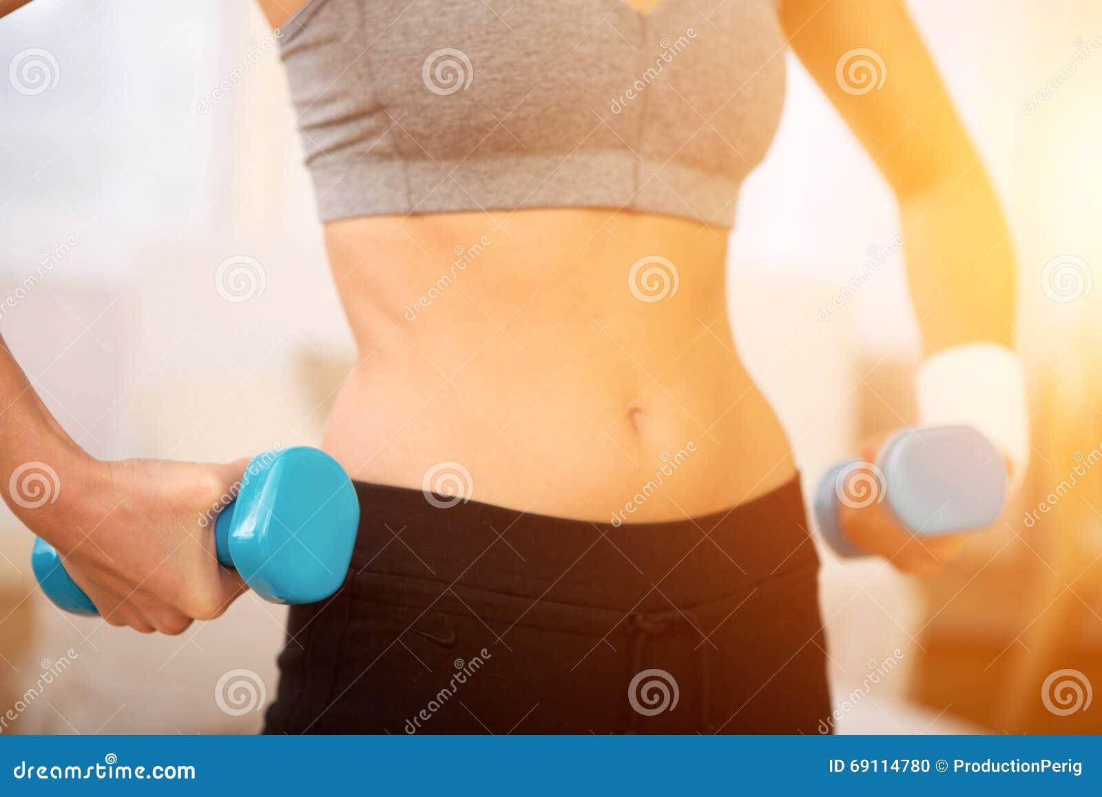 Close Up on the Back of a Woman Doing Sport Stock Photo - Image of ...
