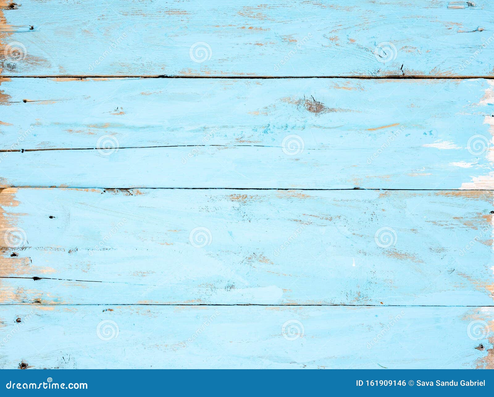 Hand Paint Blue Color on Timber Stock Photo - Image of cracked, fence ...