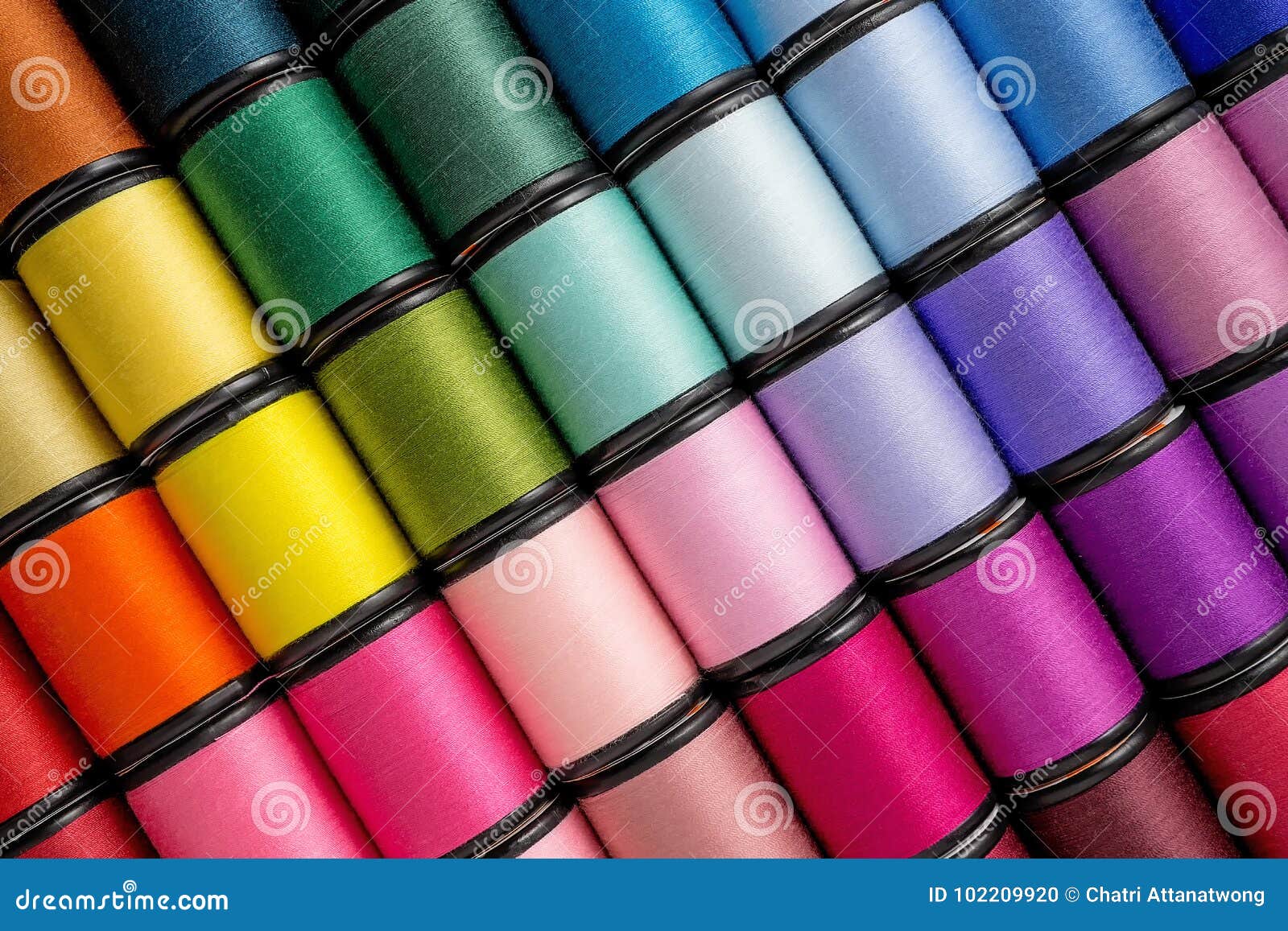 Spool of sewing threads stock photo. Image of closeup - 102209920