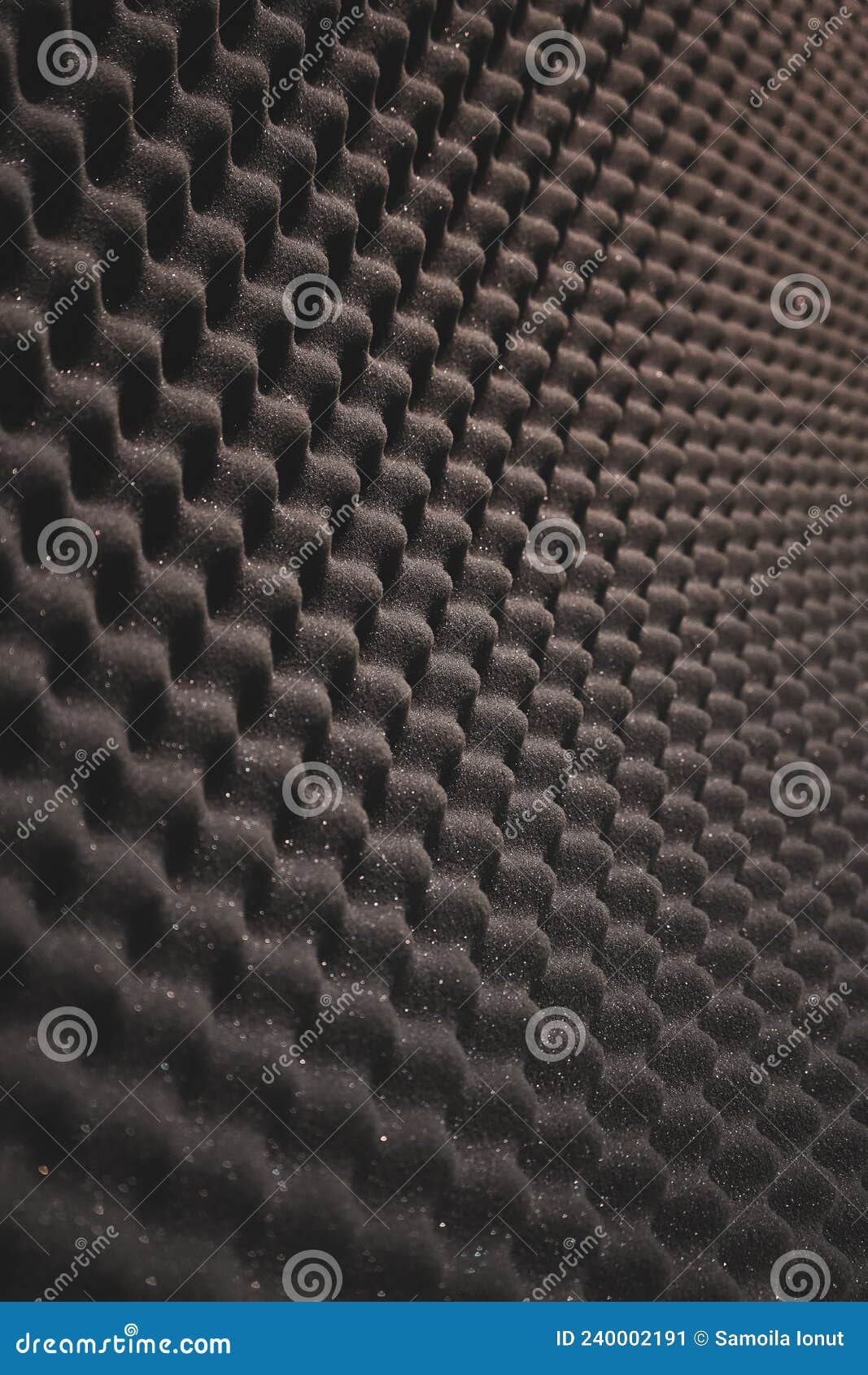 Close Up, Background of Studio Sound Acoustical Foam. Photo Inside ...