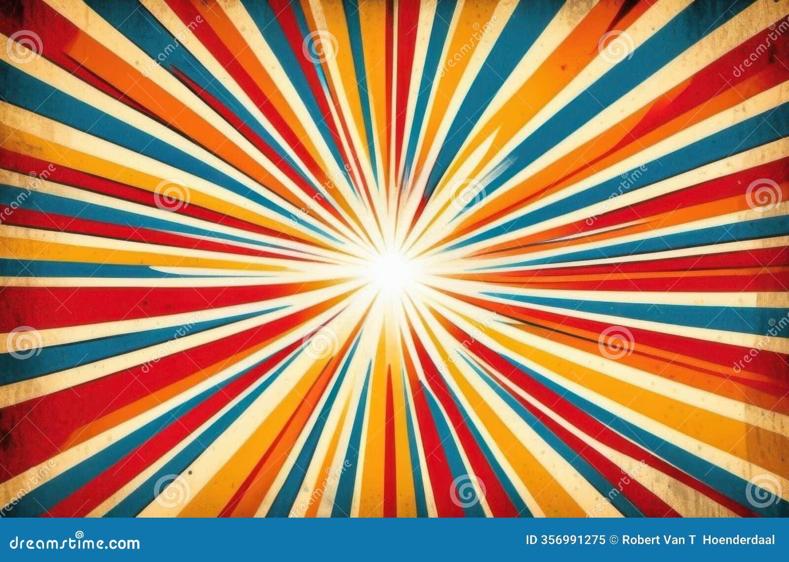 Close Up of a Background Vintage Comic Book Burst 24-1-2025 Stock ...