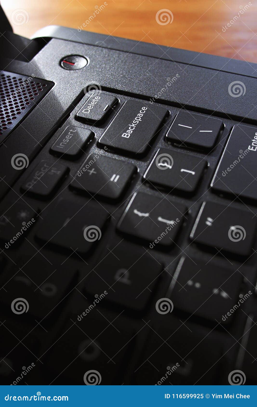 Close Up on the Backspace Button Stock Image - Image of home, office ...