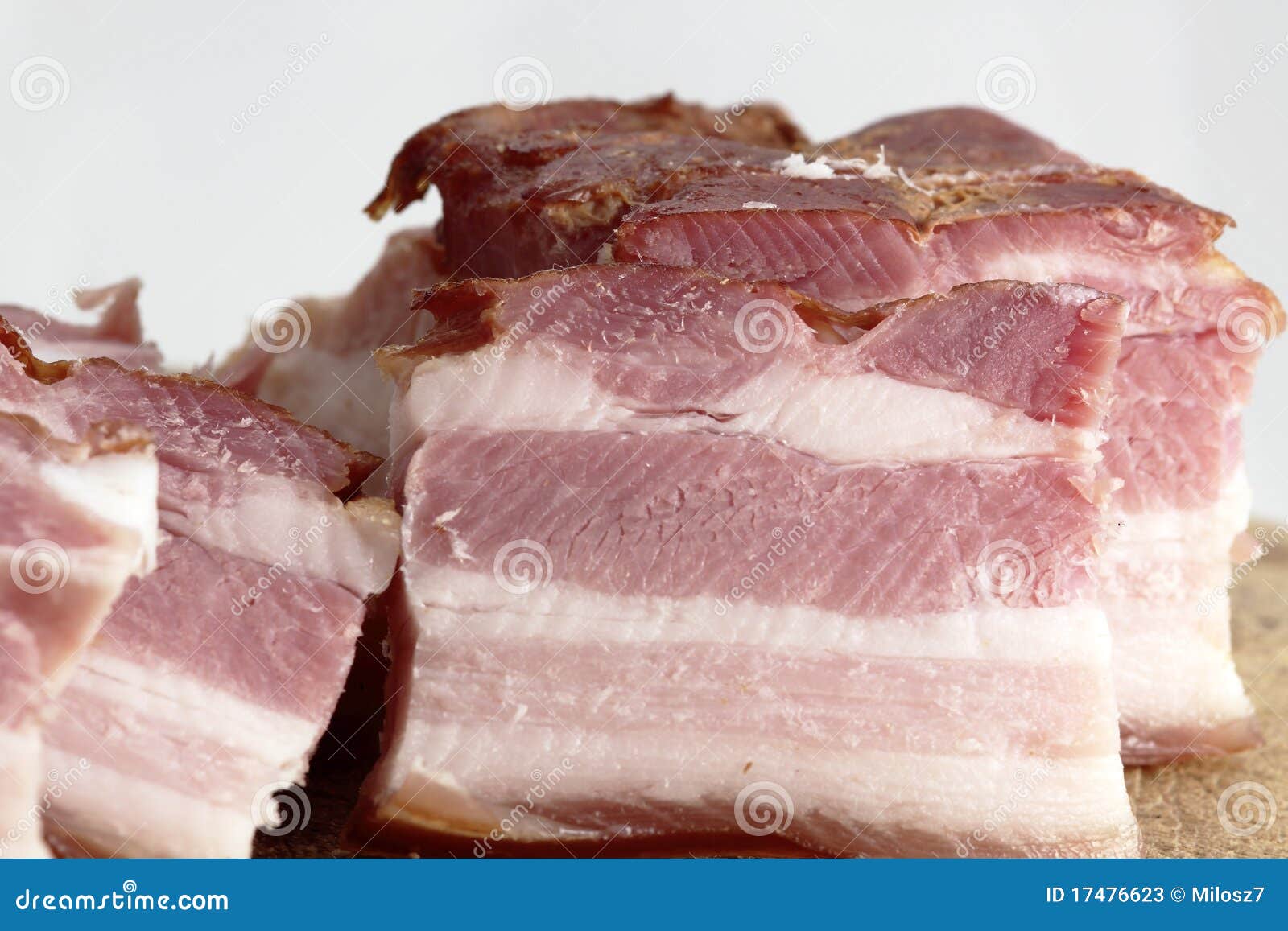 Close up of bacon stock image. Image of meat, healthy - 17476623