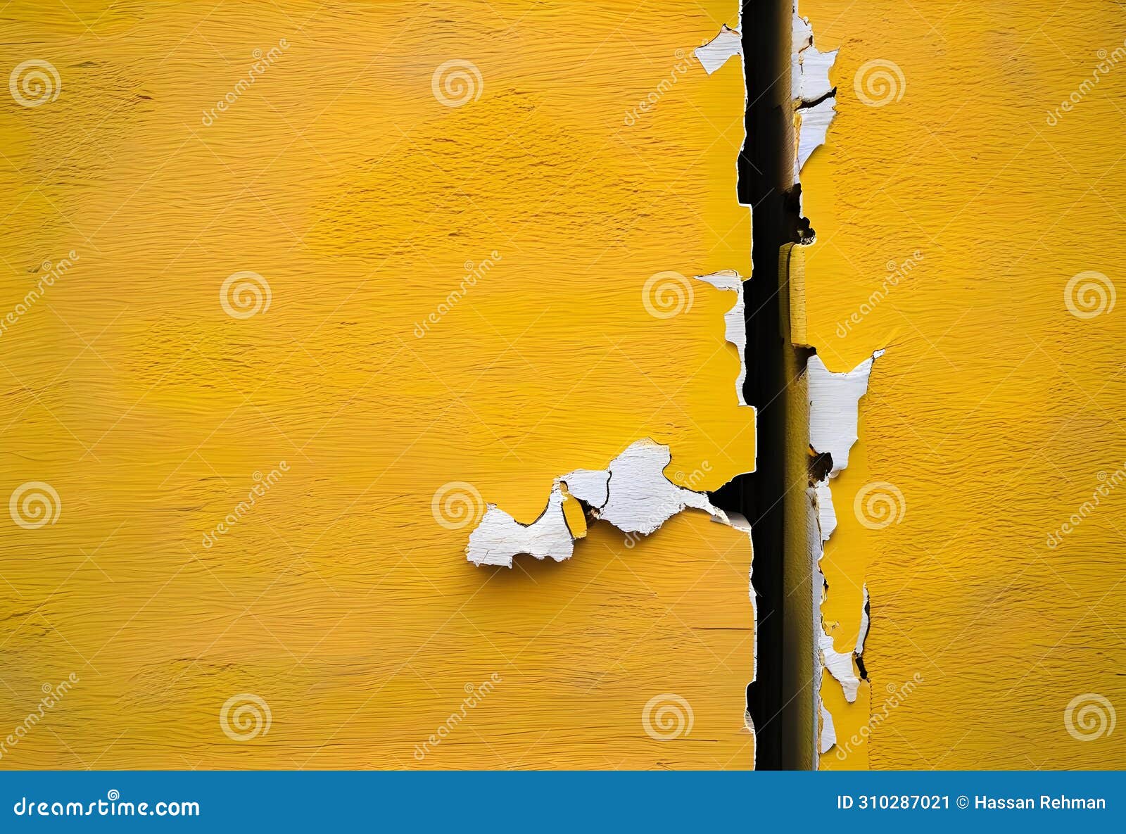 Close-up. Badly Fixed Building Facade Wall Covered With Cracks In ...