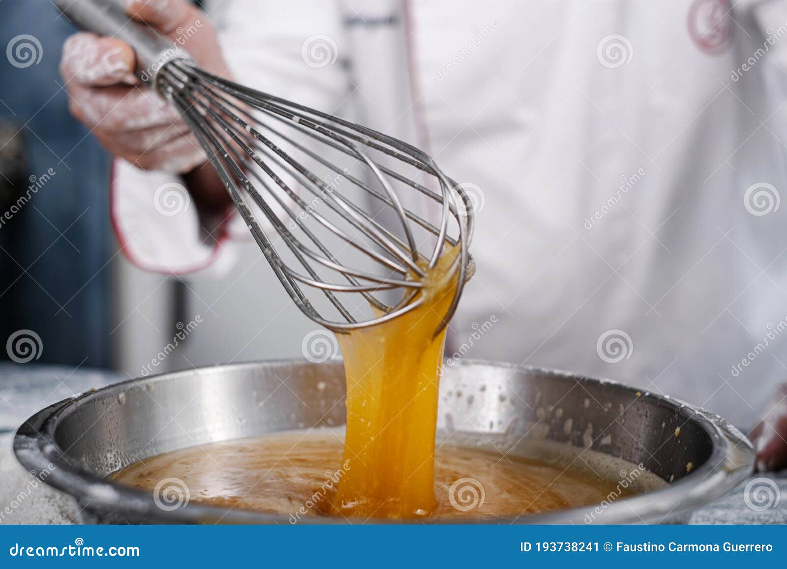Close-up of a Baker Pouring Oil To Make Cupcakes Stock Image - Image of ...