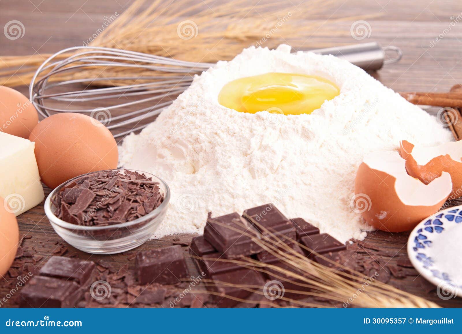 Baking ingredient stock image. Image of kitchen, fresh - 30095357