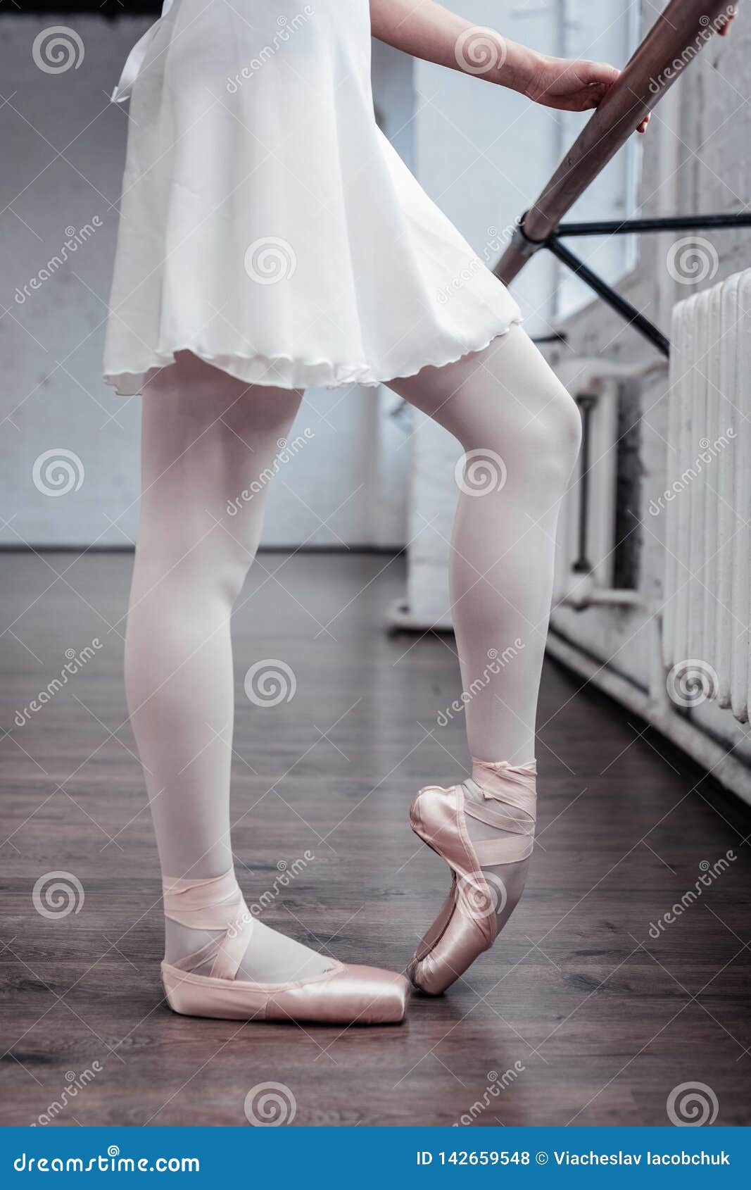 Close Up of Ballerinas Legs in Special Position Stock Photo - Image of ...