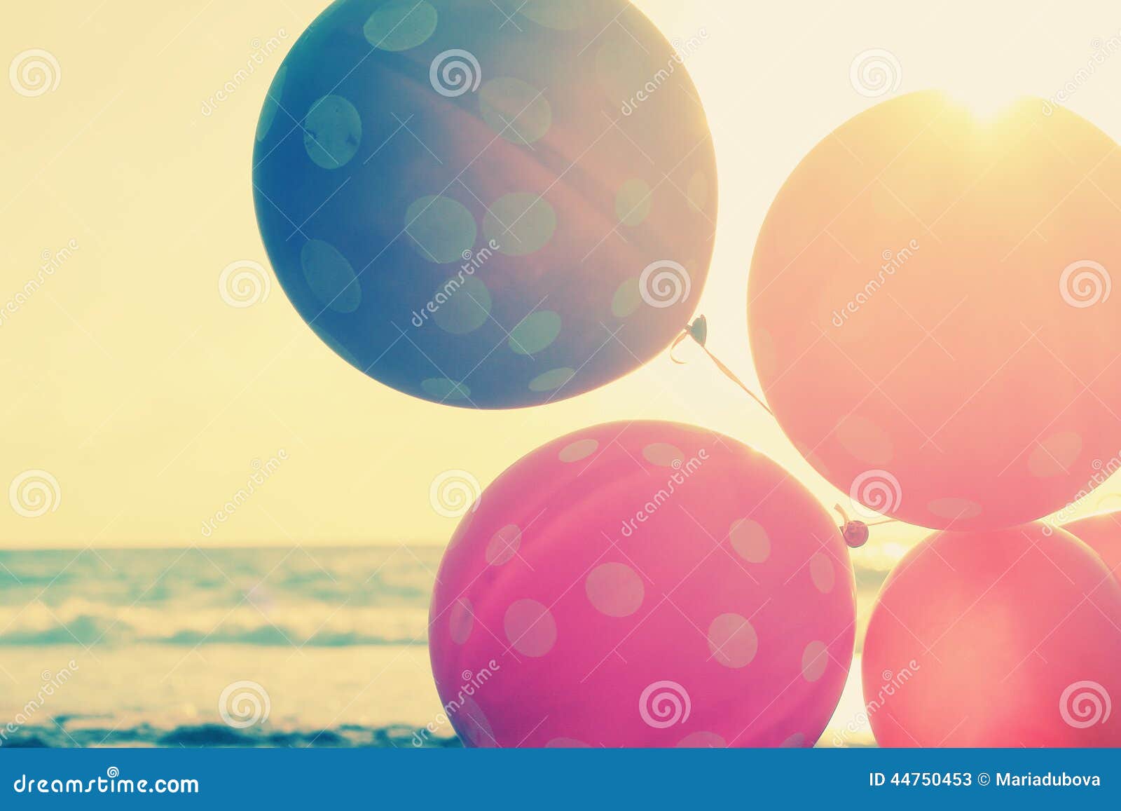 Close up of balloons stock image. Image of design, pastel - 44750453