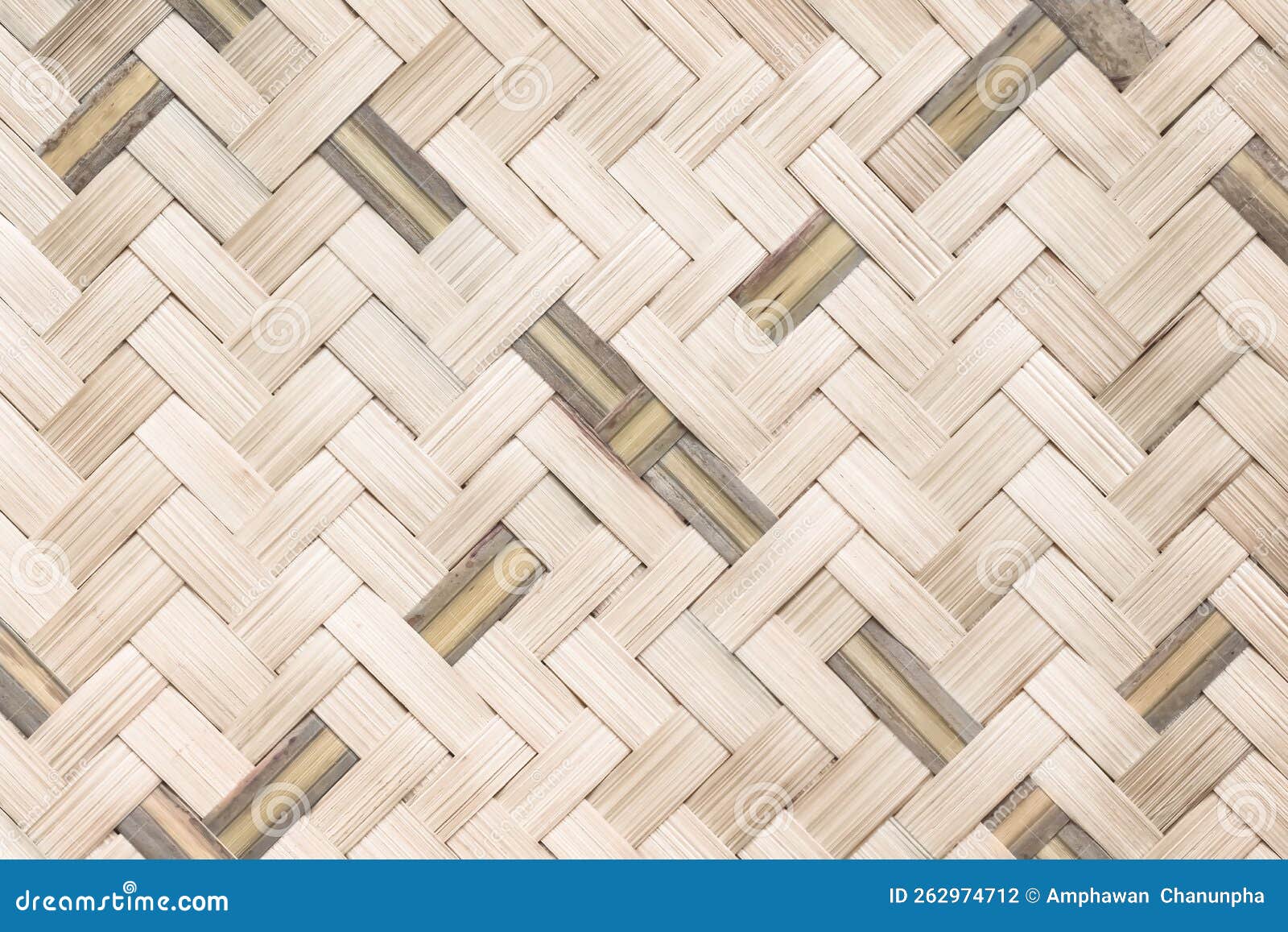 Bamboo Wood Mat Weaving Texture with Hamper Patterns Abstract on ...