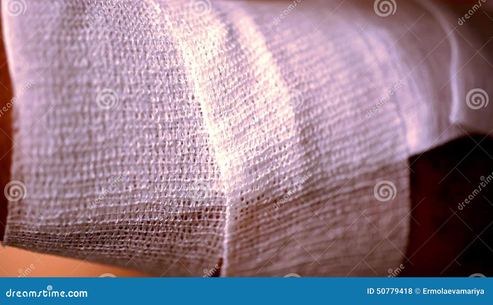 Close Up of Bandaging Wounds on the Hand . Extreme Stock Footage ...