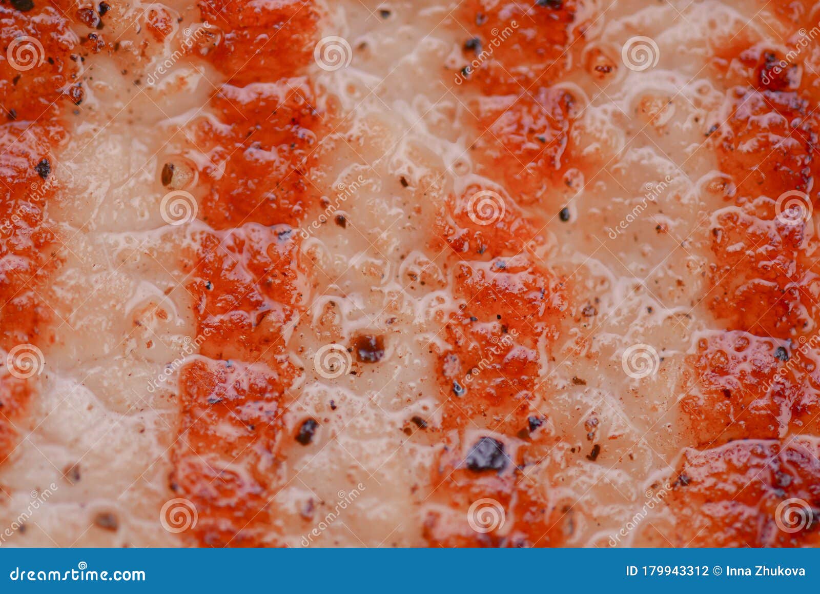 Close Up of Barbecued Meat Texture Background. Delicious Meat Steak ...