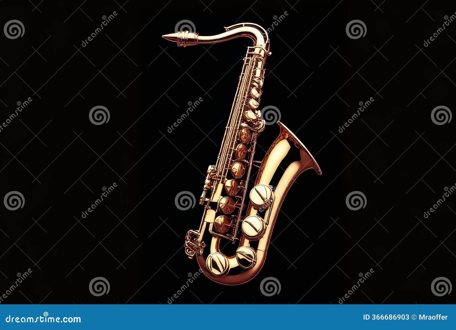 Baritone Saxophone Line Drawing Cartoon Style. Brass Instrument Clipart ...